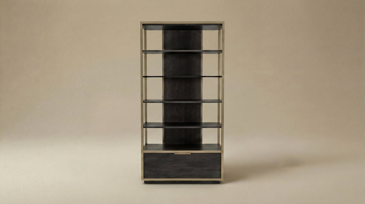 Zenith Bookcase w/ File Cabinet — Musecraft